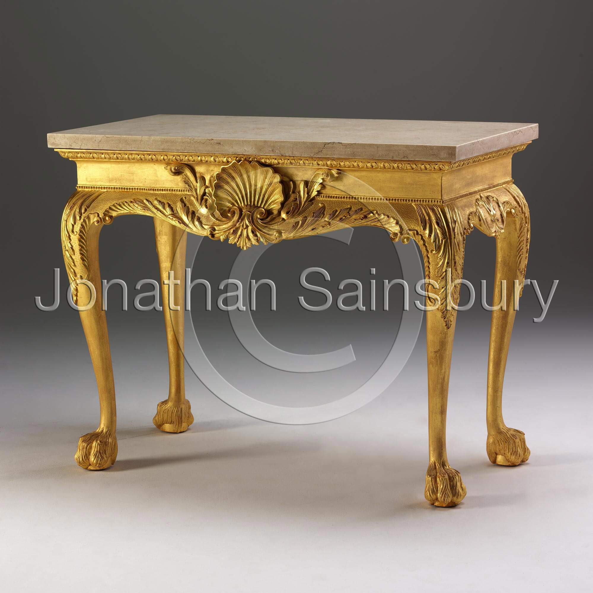 George II Claw Foot Side Table | Jonathan Sainsbury